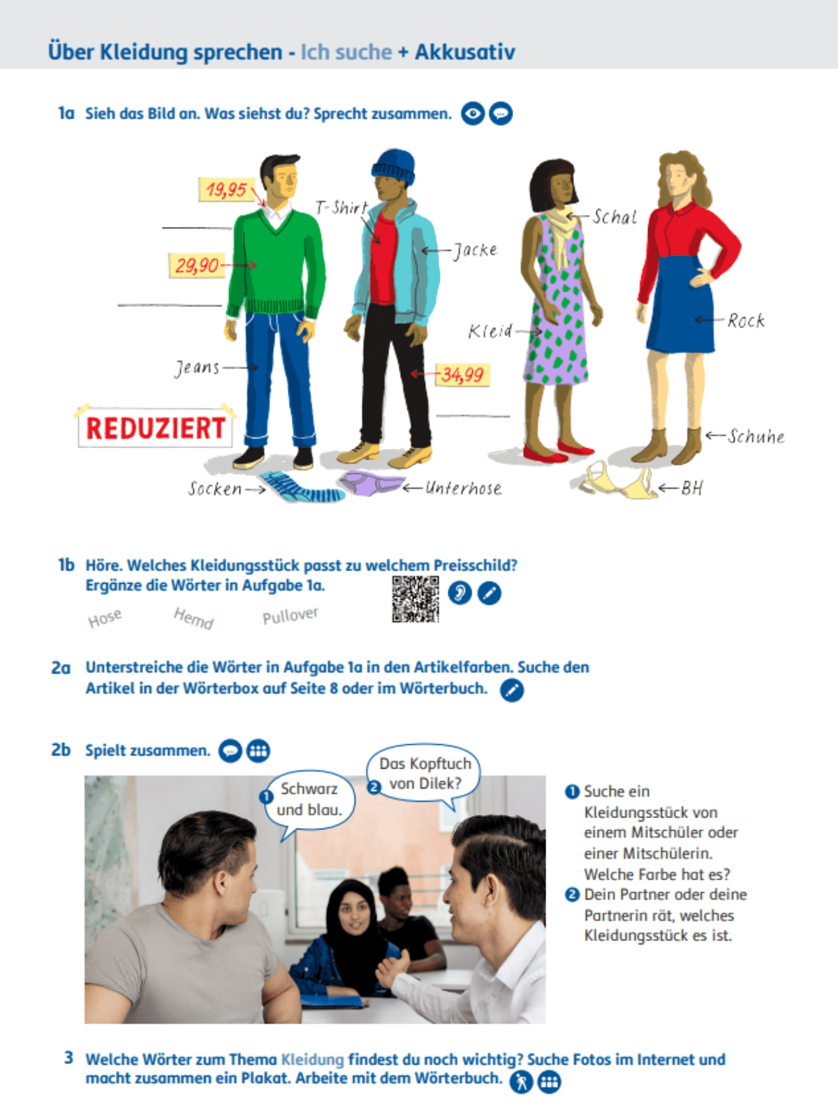 Die Kleidung - Das Verb „tragen“ - SchlaU:Lernen