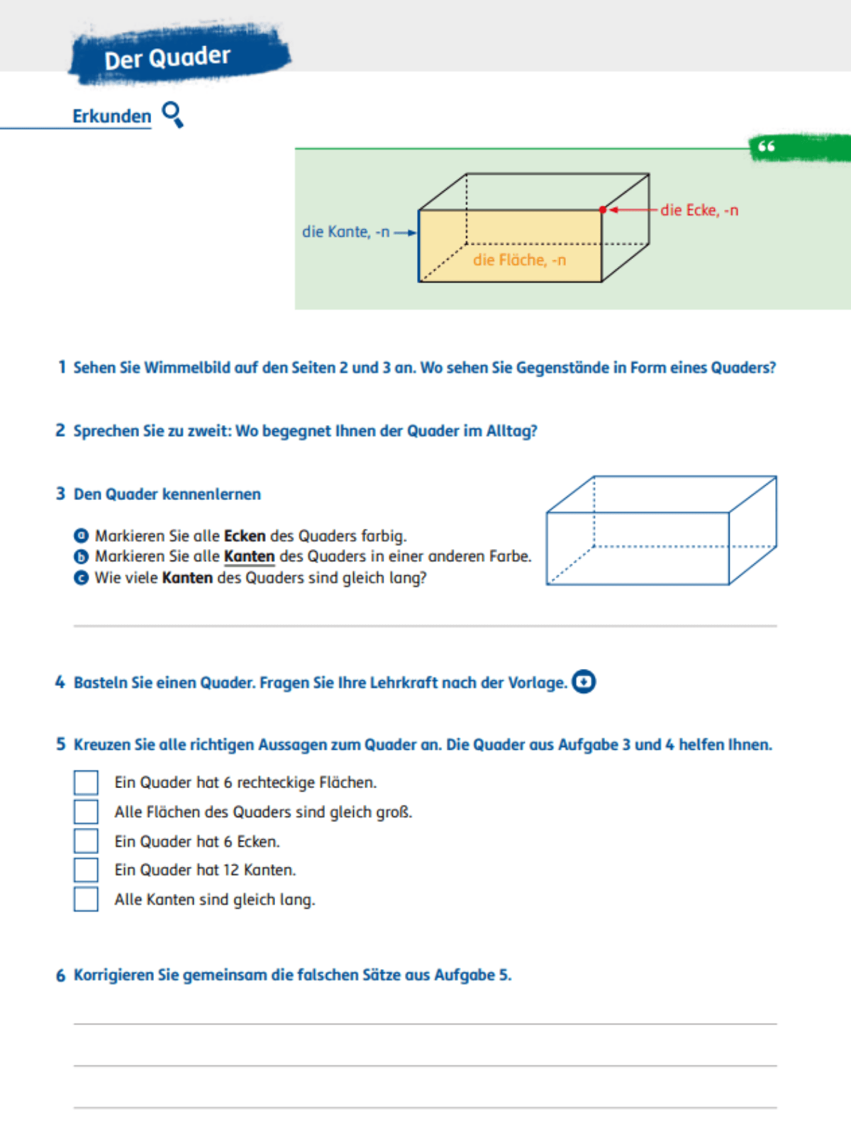 Der Quader - SchlaU:Lernen