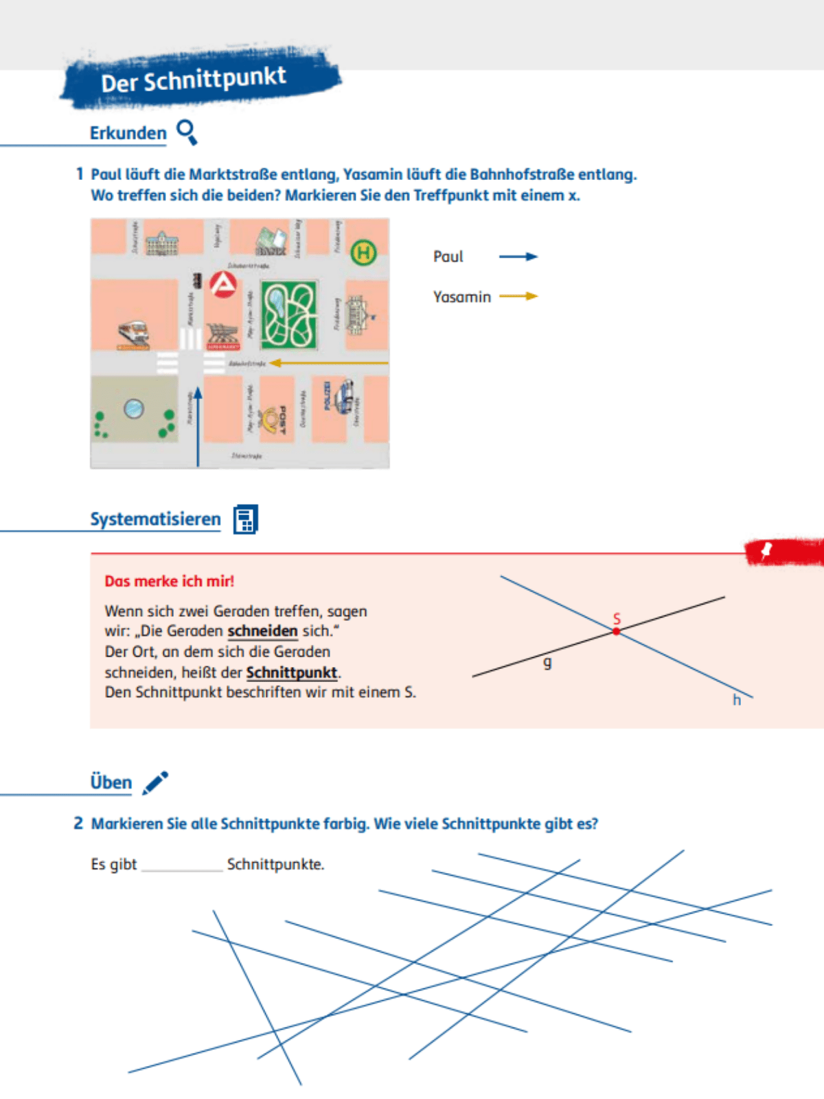 Die Gerade, die Strecke, die Halbgerade - SchlaU:Lernen