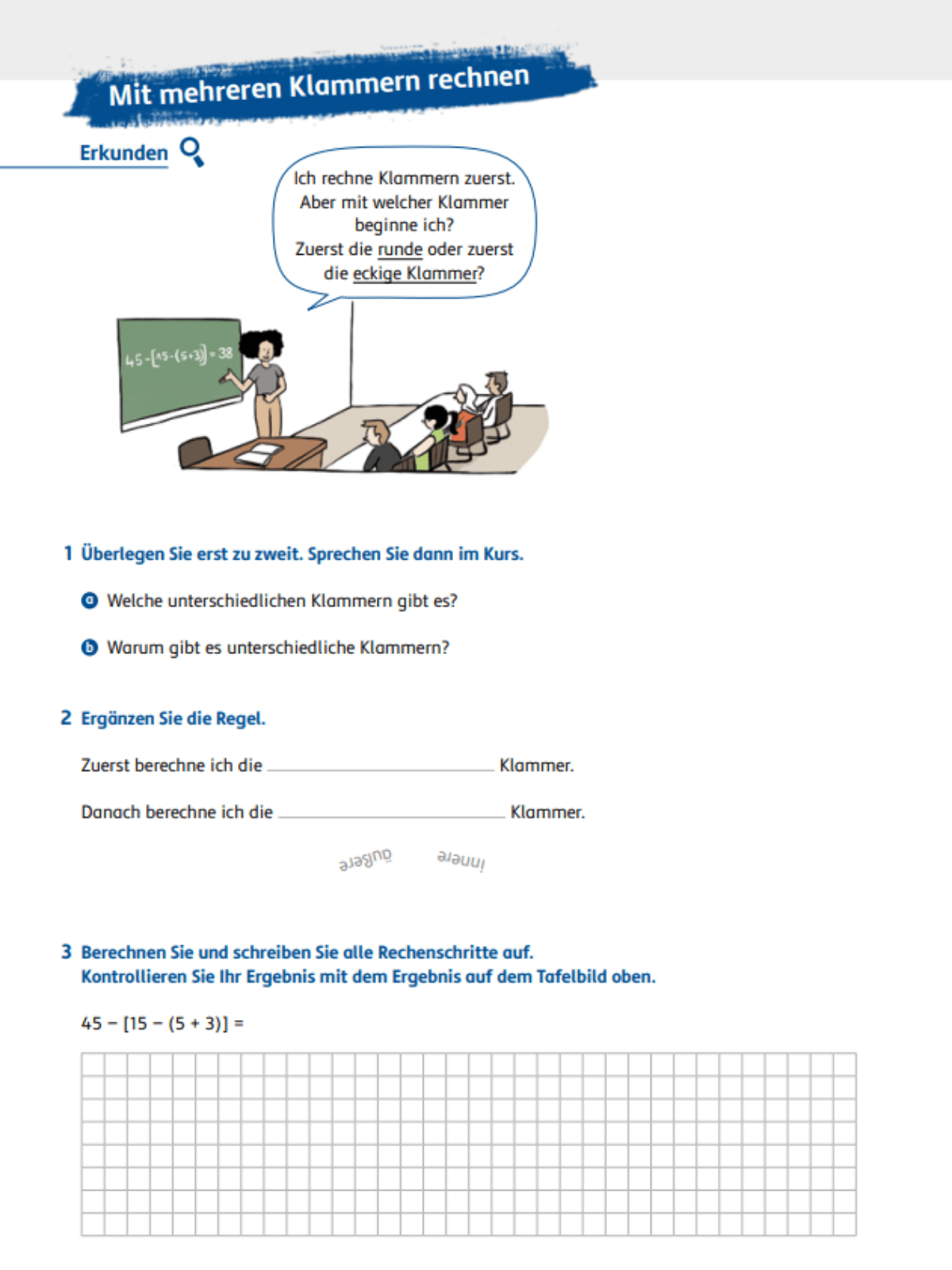 Punkt- vor Strichrechnung - SchlaU:Lernen