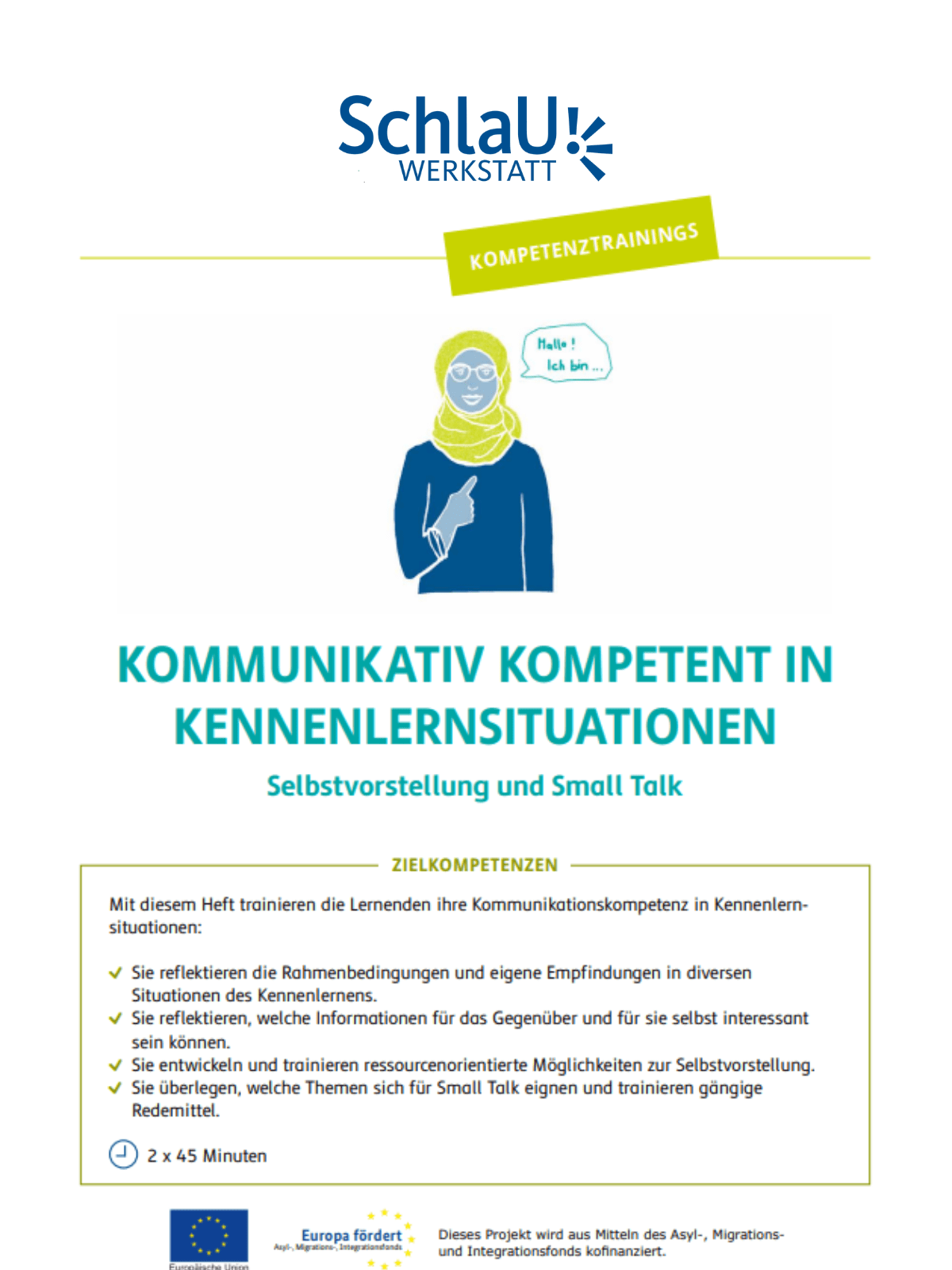 Selbstvorstellung und Small Talk - SchlaU:Lernen